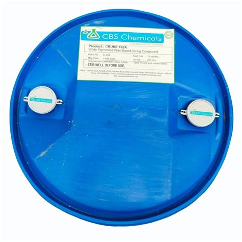 Cbs Chemicals White Ckure 102 A Wax Based Curing Compound Packaging