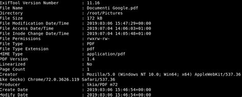 Comando Linux Per Visualizzare Info Meta Tag Su Files Linux Command