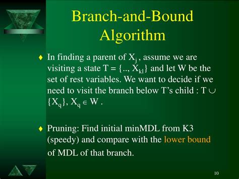 Ppt A Branch And Bound Algorithm For Mdl Learning Bayesian Networks Powerpoint Presentation