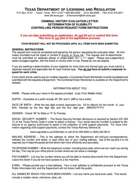 Fillable Online Gov Enforcement Tdlr Fax Email Print Pdffiller