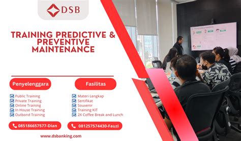 Training Predictive And Preventive Maintenance Diorama School Of Banking