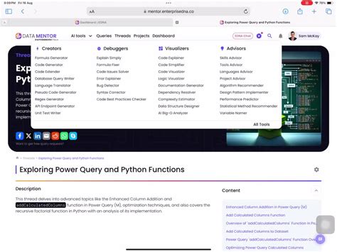 Sam Mckay Cfa On Linkedin Datamentor