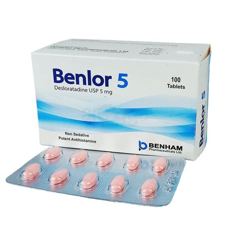 Benlor 5mg Tablet Arogga Online Pharmacy