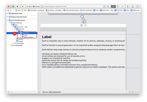 Swift Tutorial How To Configure A Nsscrollview With Horizontal Direction Using Autolayout In