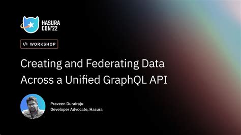 creating and federating data across a unified graphql api