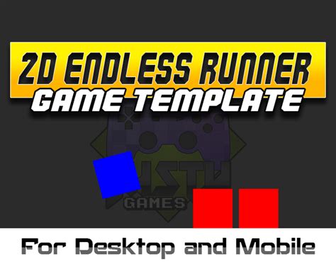 2d endless runner game template by justygames