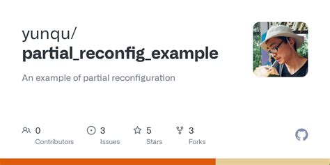 github yunqu partial reconfig example an example of partial reconfiguration