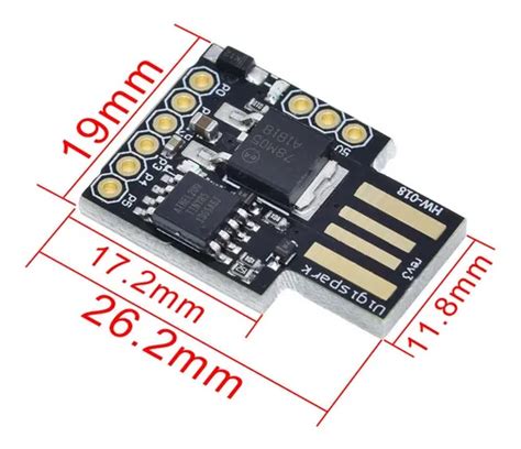20 X Placa Minima Arduino Digispark Kickstarter Attiny85 Usb R 585 Em São Paulo São Paulo