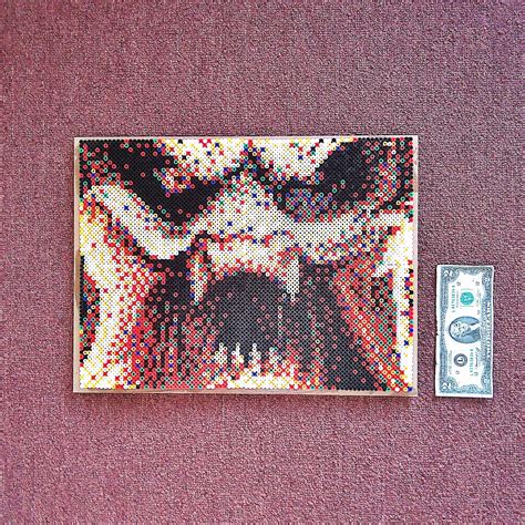 Long Black Fingers Predator Perler Bead