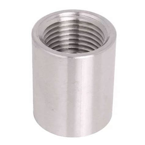 2 Inch Dia Full Stainless Steel Threaded Coupling For Plumbing Pipe