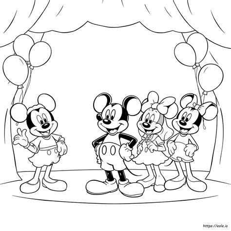 Mickey Mouse Club Coloring Pages