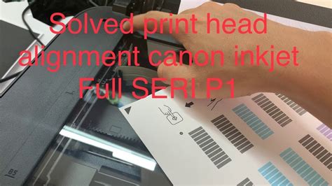 Print Head Alignment At Harry Oloughlin Blog