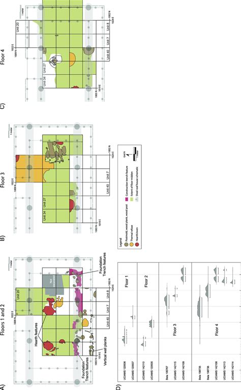 Plan Map Of Successive Floors And Associated Structural Elements Within Download Scientific
