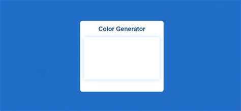 使用 Javascript 和 Css 的随机颜色生成器css背景色随机 Csdn博客