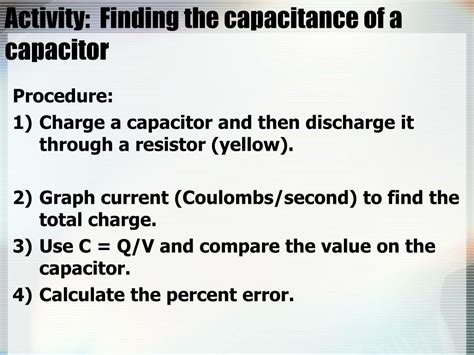 PPT Section Electrical Potential Energy And Capacitance PowerPoint Presentation ID