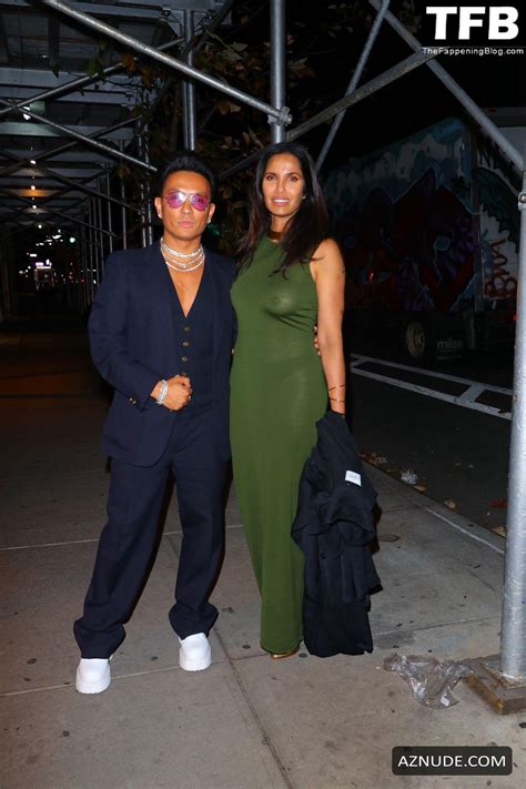 Padma Lakshmi Sexy Seen Flashing Her Nude Tits At The Cfda After Party