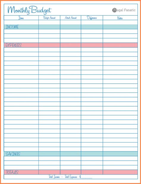 Monthly Bills Spreadsheet With Monthly Bill Spreadsheet Template Free Budget Excel Templates