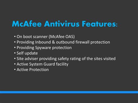 PPT McAfee The Best Choice In Antivirus Market PowerPoint Presentation ID