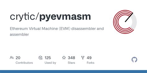 github crytic pyevmasm ethereum virtual machine evm disassembler and assembler