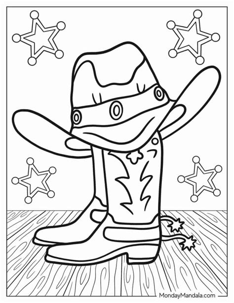 Western Coloring Pages Ghrnet At Coloring
