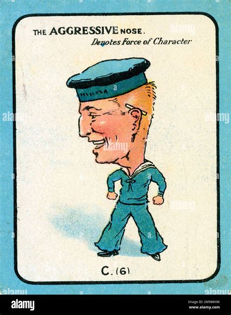 The Nose Game Aggressive Nose C6 Denotes Force Of Character Stock