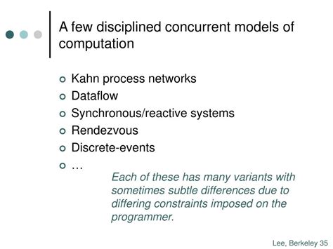 Ppt Decoding Concurrency Challenges With Disciplined Models Of