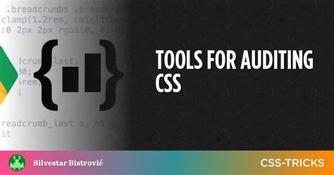 Tools For Auditing Css R Frontend