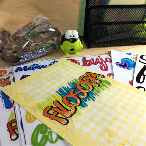 Pqt Adhesivos Escolares Organiza Y Personaliza Con Estilo Escolar
