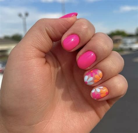 40 Preppy Nail Inspo Ideas Short Acrylic Nails Short Acrylic Nails