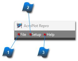 Topic Application Menu Bar