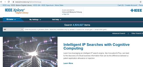 How To Use IEEE Xplore Under Access Provided By Universiti Malaysia Pahang TS MOHD HISYAM