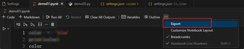 Python How Can I Capture All Cells And Outputs From Jupyter In Visual Studio Code Stack