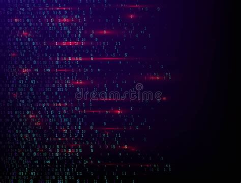 Binary Code Digital Technology Data Sorting From Chaos To System