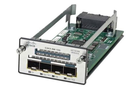 Cisco C3KX NM 10G Network Module10 Gigabit LAN 2 Port 2x SFP For Uplink Ports