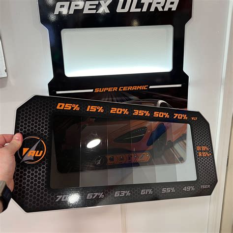 Wall Display Board Apex Ultra Geoshield Window Films