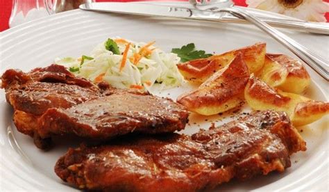 Пържоли на фурна с топено сирене Receita