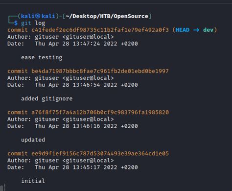 Hackthebox Opensource Writeup