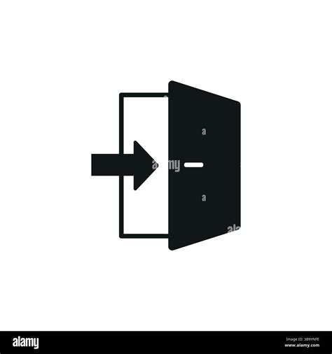 Emergency Exit Icon Stock Vector Image And Art Alamy