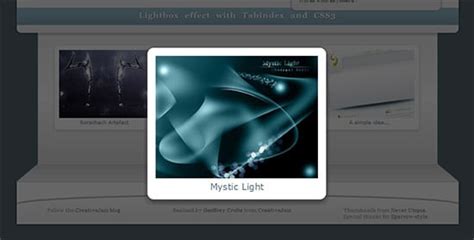 Effet Lightbox En Css3 Grâce à Transition