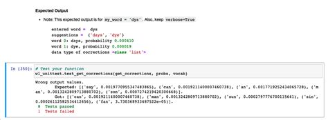 Anyone Can Give A Clue Why I Passed The Expected Output But Failed In