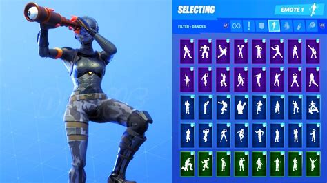 🔥 Elite Agent Skin Showcase With All Fortnite Dances And Emotes Youtube