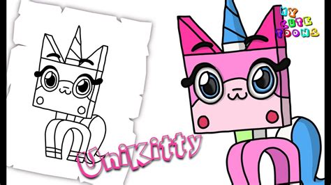Unikitty How To Draw Unikitty Easy Youtube