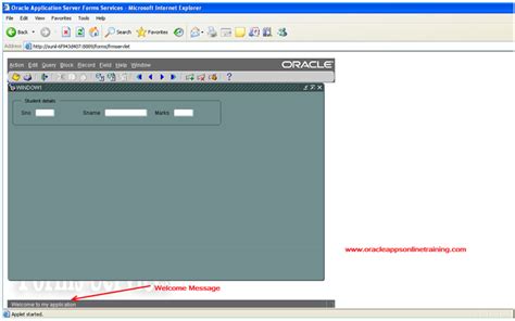 online training oracle applications