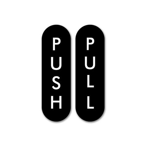 Pull Push Sticker Glass Door Sticker Pull Push Door Marker Shopee Philippines