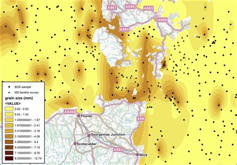 Sediment Size Distribution Based On Bgs Sediment Samples And Marine Download Scientific Diagram