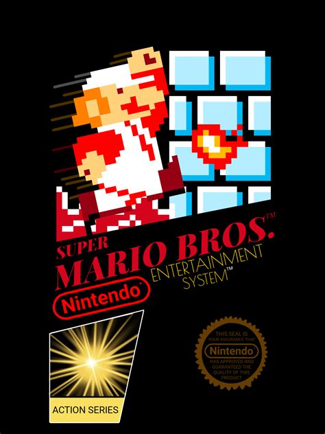 Recreation Of The Smb1 Box Art Rmario