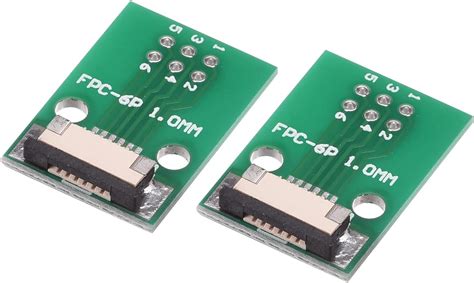 Buy Meccanixity Fpc Ffc Converter Connector Board 6p 10mm On Socket Side Back 05mm To Dip 2