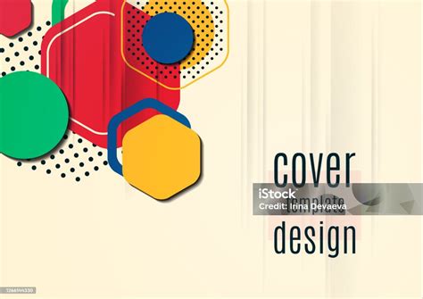 밝은 기하학적 모양의 추상적 배경입니다 프리젠 테이션 전단지 전단지 표지 브로셔 보고서 광고를위한 디자인 템플릿 벡터 0명에 대한 스톡 벡터 아트 및 기타 이미지 Istock