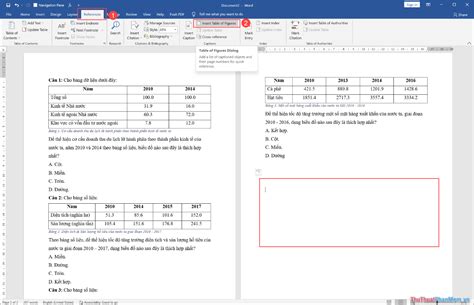 Crafting Table Directory Creating Table Index In Word