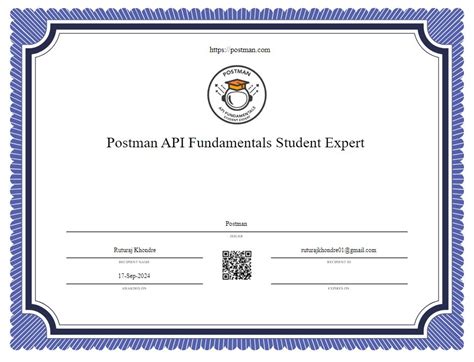 Ruturaj Khondre On Linkedin Postman Apifundamentals Postmancertification Techskills